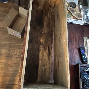 Antique Eveready Batteries Wood Crate Wooden Box National Carbon Co ...
