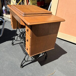 Singer Mfg Co Sewing Machine, Table and Stand, Very Solid, Great Old ...