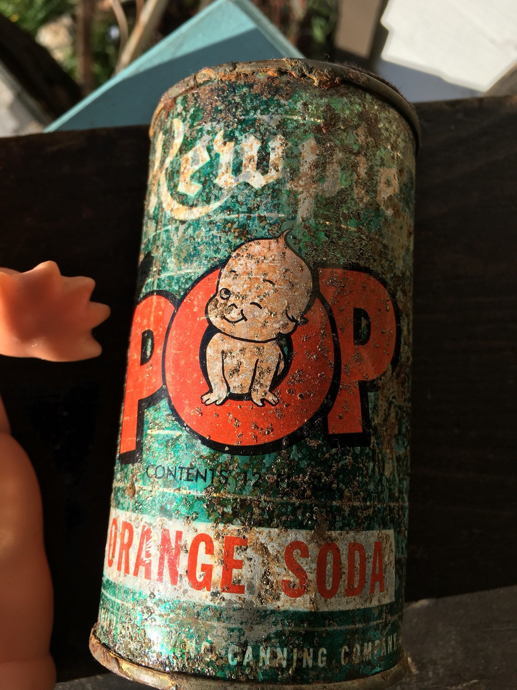 Kewpie Pop/Soda Can and Doll Mounted to Wood Ready to hang on | Etsy
