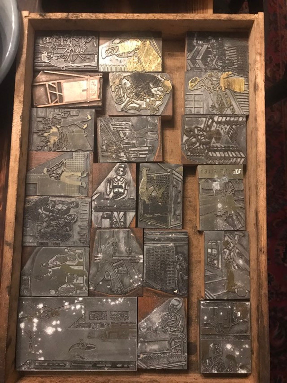 Newspaper Help Wanted Ad Stamps, All Trades, From 1940's, Great Make ...