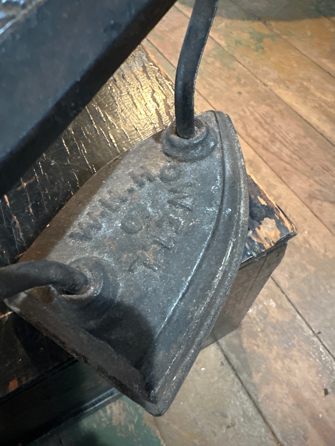 Antique 19th Century Cast Iron Geneva Hand Iron, W.H. Howell #6 - Etsy