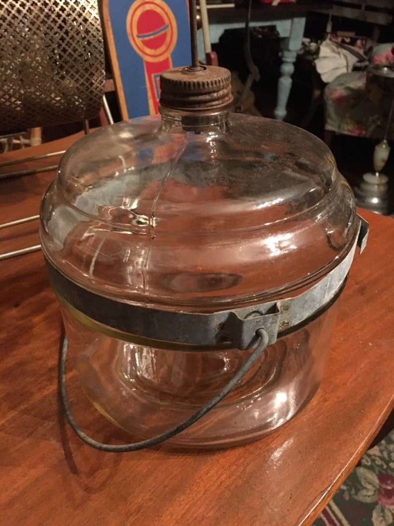 Perfection Stove Kerosene Fuel Oil Glass Jar Jug Etsy
