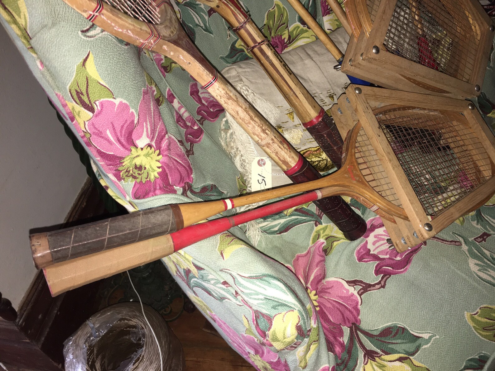 Set of Two Vintage Badminton Wooden Rackets With Wood Case | Etsy