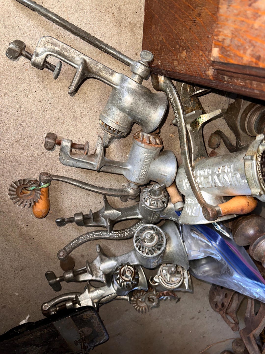 Antique Late 1800’s Early 1900’s Universal Meat Grinder, Listing is for ...