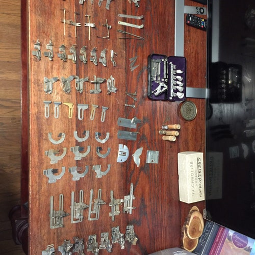 Vintage Treadle Sewing Machine Accessory Kit Parts Sold | Etsy