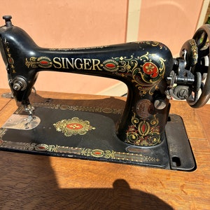 Singer Mfg Co Sewing Machine, Table and Stand, Very Solid, Great Old ...
