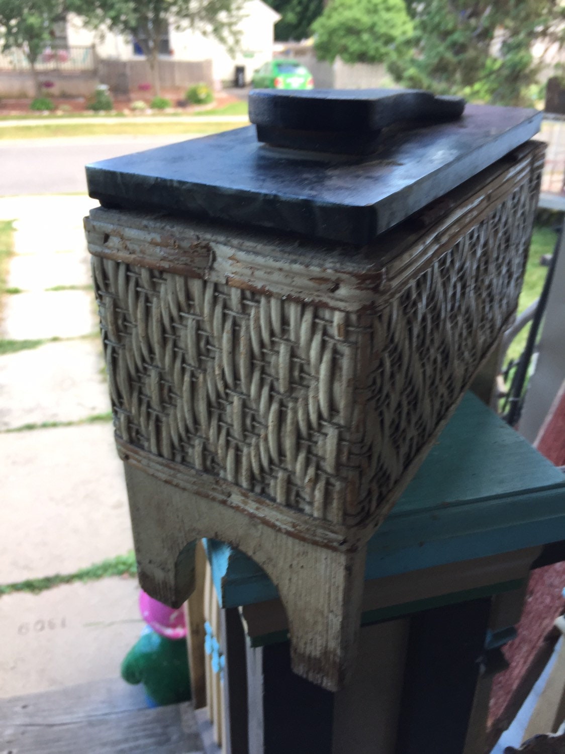Antique Wicker Shoe Shine Foot Stool/kit 1930's Full of - Etsy