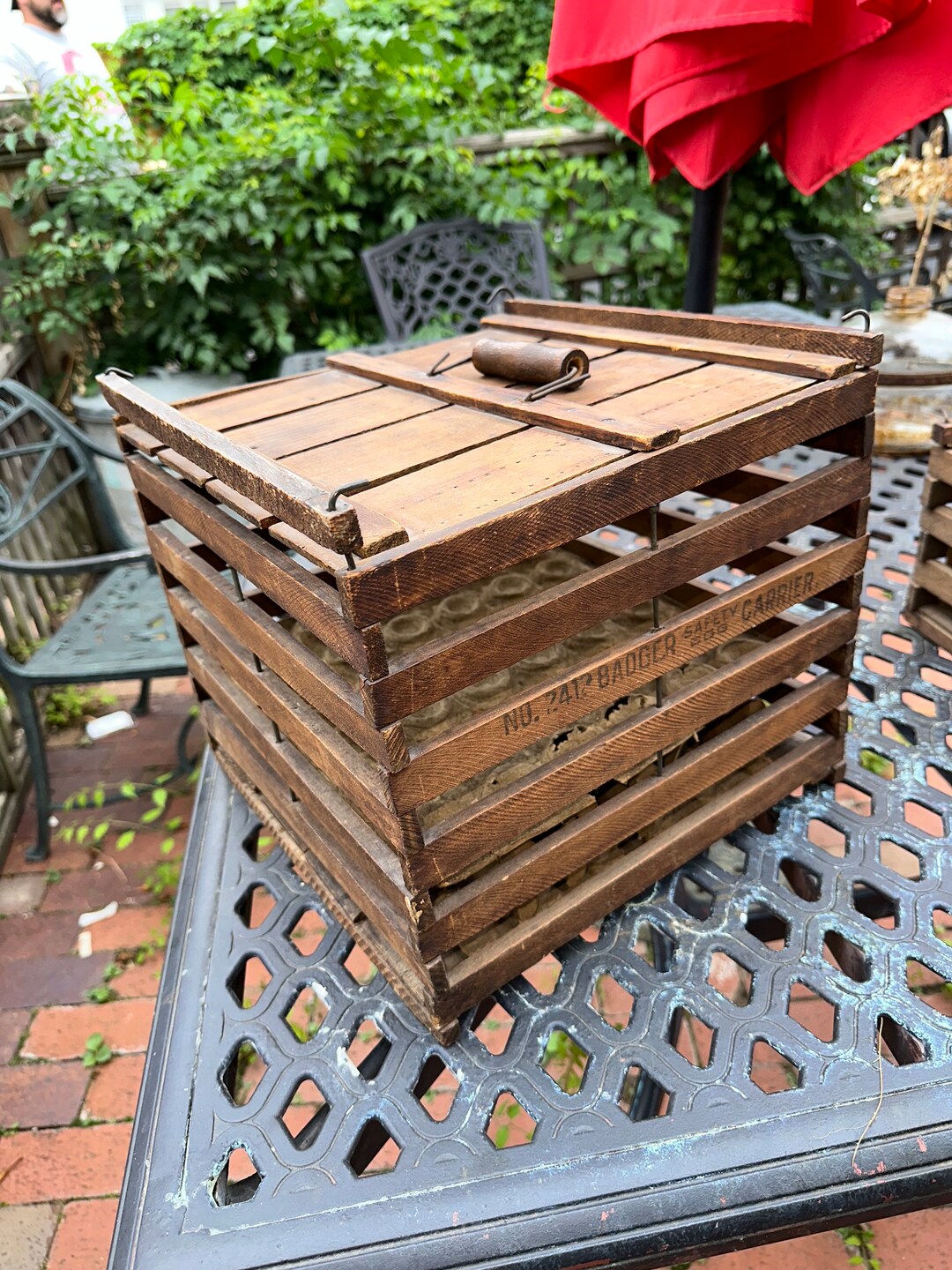 Primitive Early 1900's WOODEN EGG CRATE, Many Available, Listing is for ...