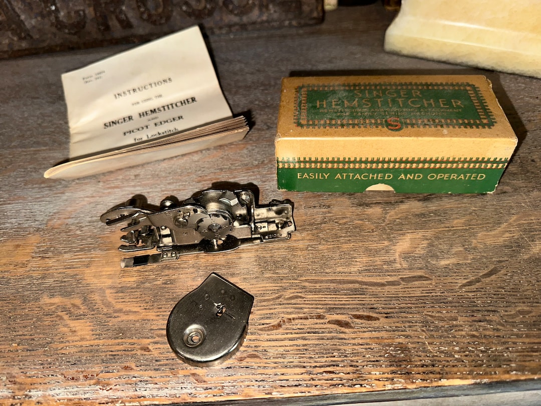 Singer Hemstitcher, Hemstitching and Picoting Attachment for Singer ...