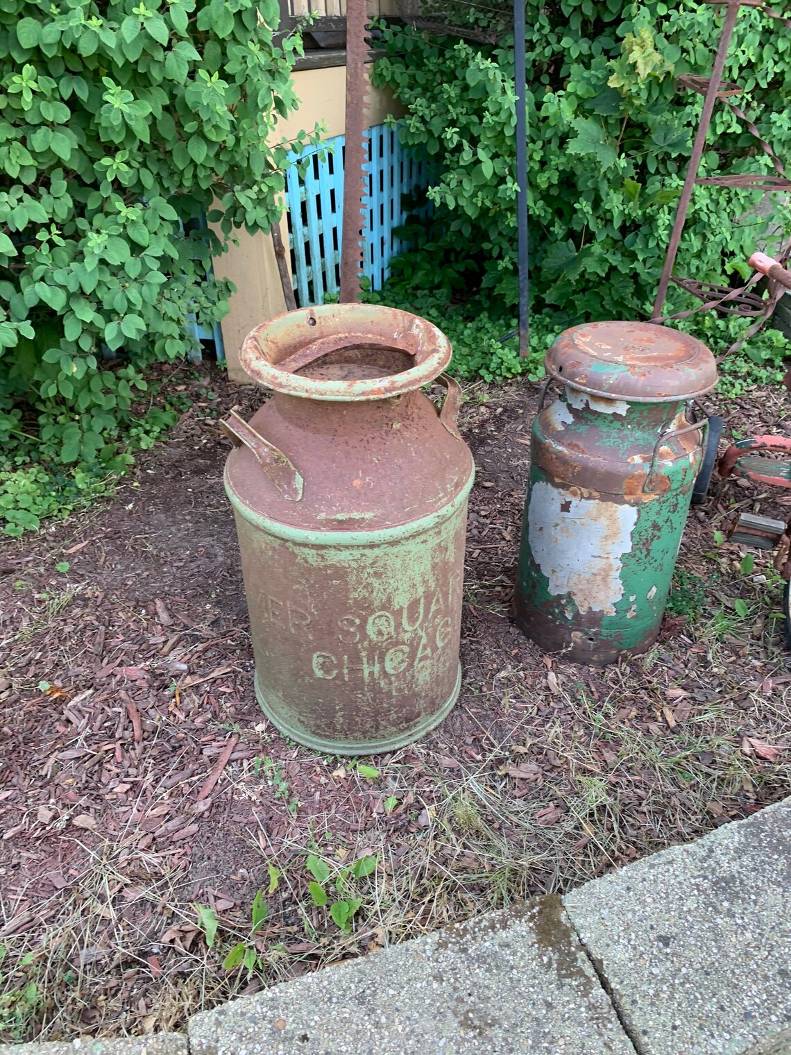Vintage Palmer Square Dairy Farm Milk Can Cream Can with | Etsy