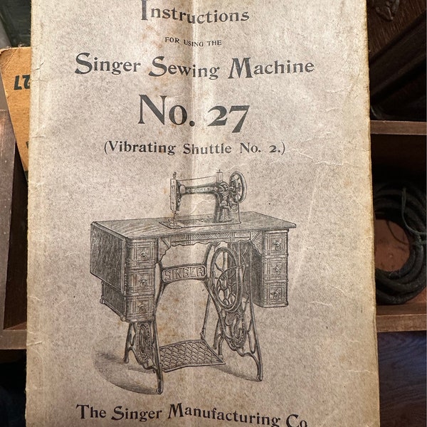 Singer Model 27 - Etsy