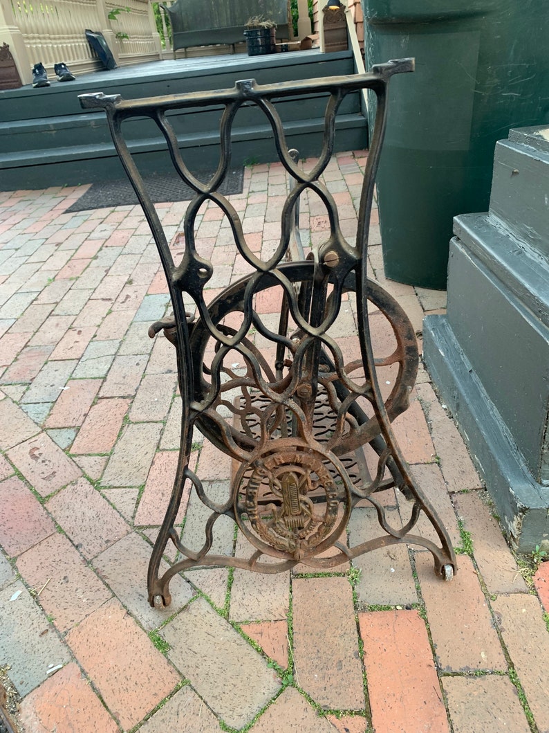 Antique Singer Mfg Co. Sewing Machine Cast Iron Base One Side Only - Etsy