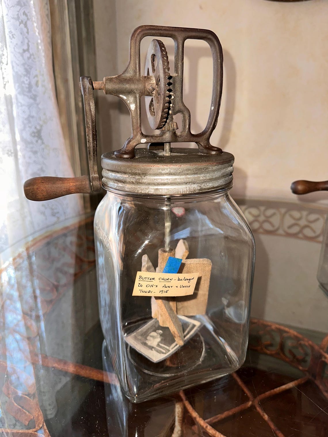 Vintage Daisy Butter Churn 4 Quart- Primitive/ Antique/ Farmhouse Style ...