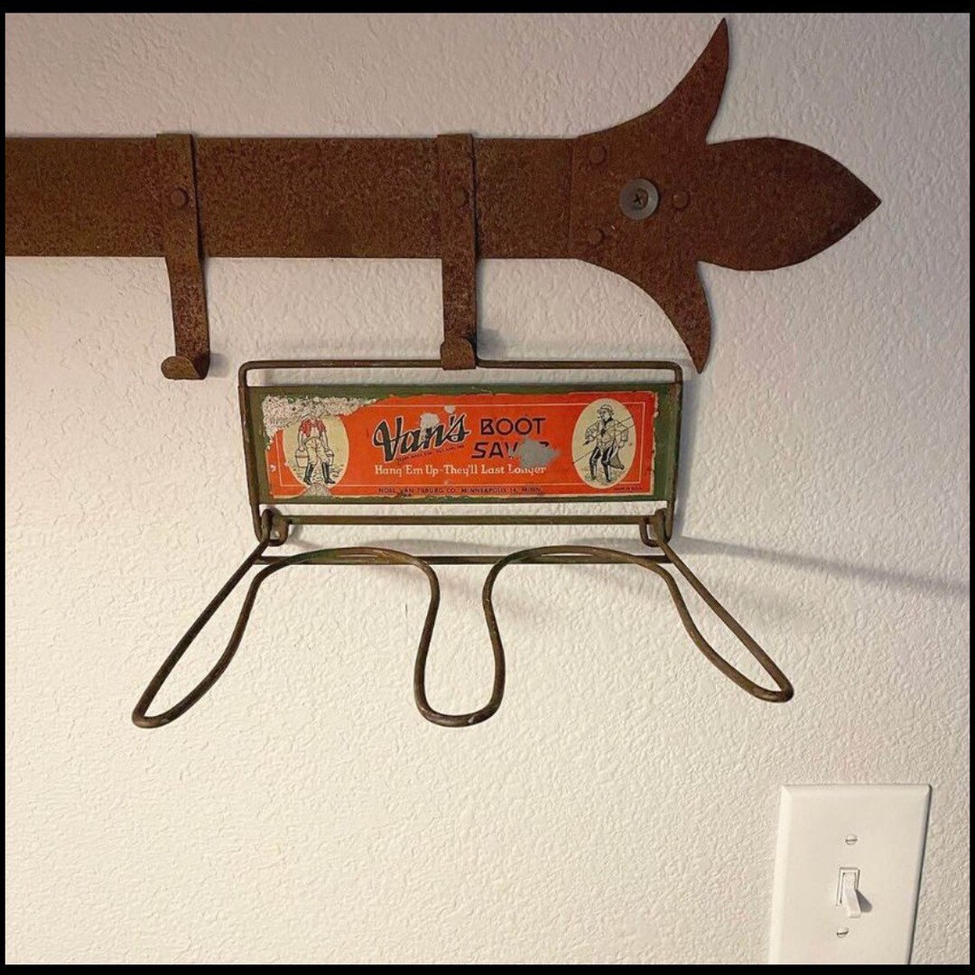Antique Rusted Van’s Boot Saver — Had These on My Porch to Hang and Dry ...