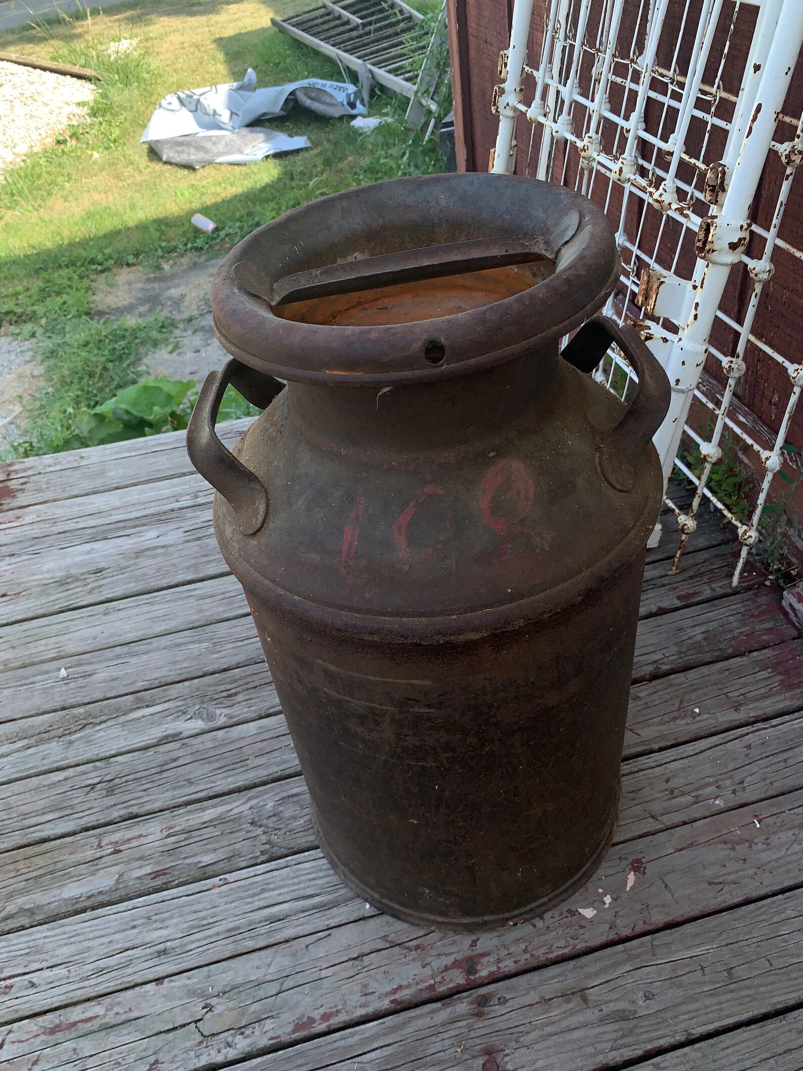 Vintage Dairy Farm Milk Can Cream Can With Handle and Lid - Etsy
