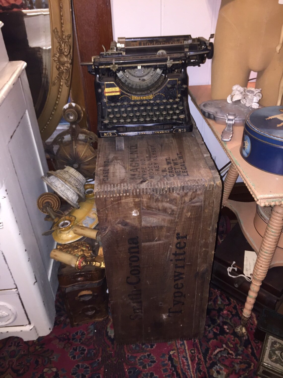 Vintage Smith Corona Typewriter Crate/box, Double Sided, Rare Made in ...