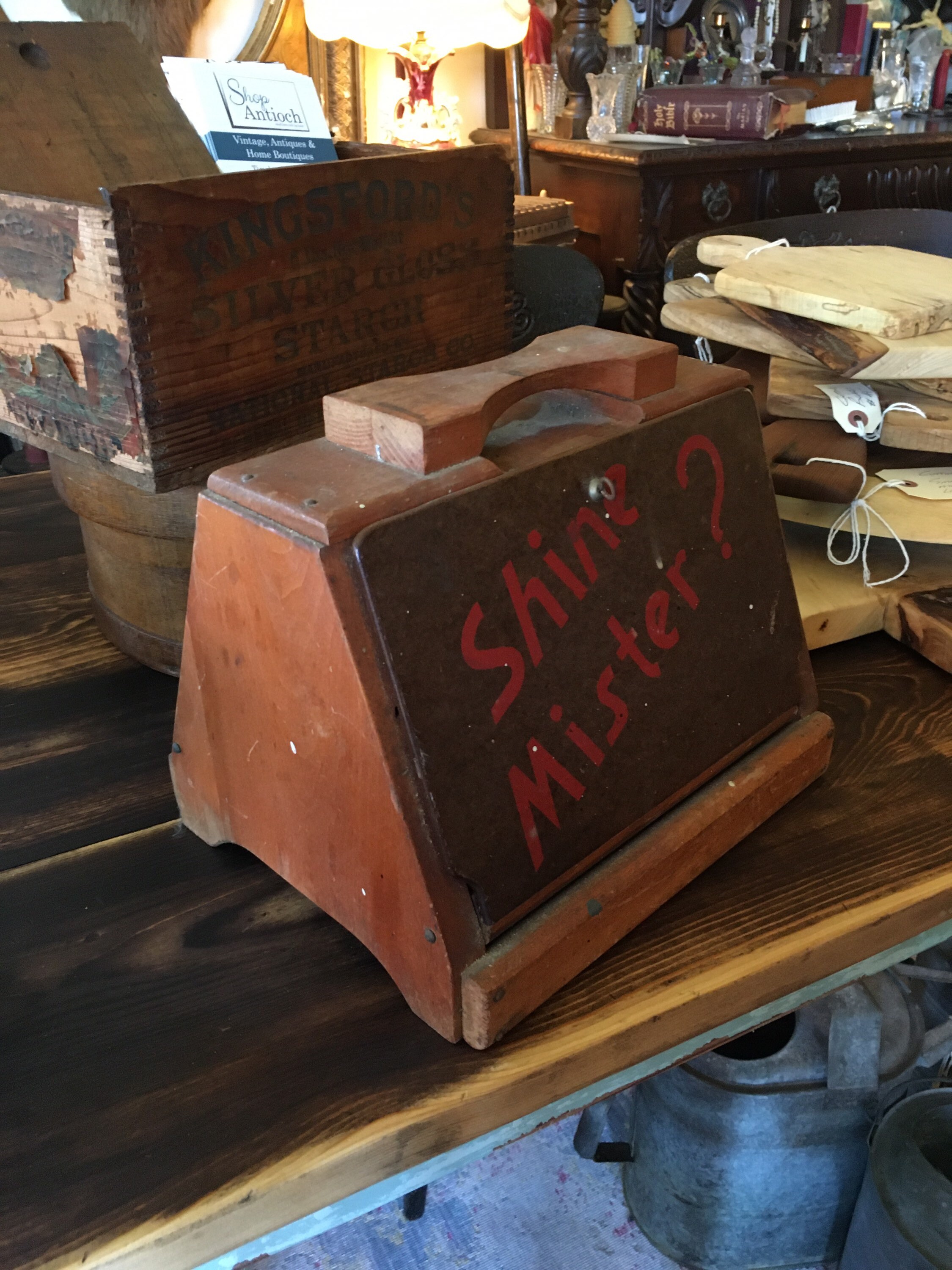 Antique Shoe Shine Foot Stool/kit, 1950’s, Use for Pedicure’s - Etsy
