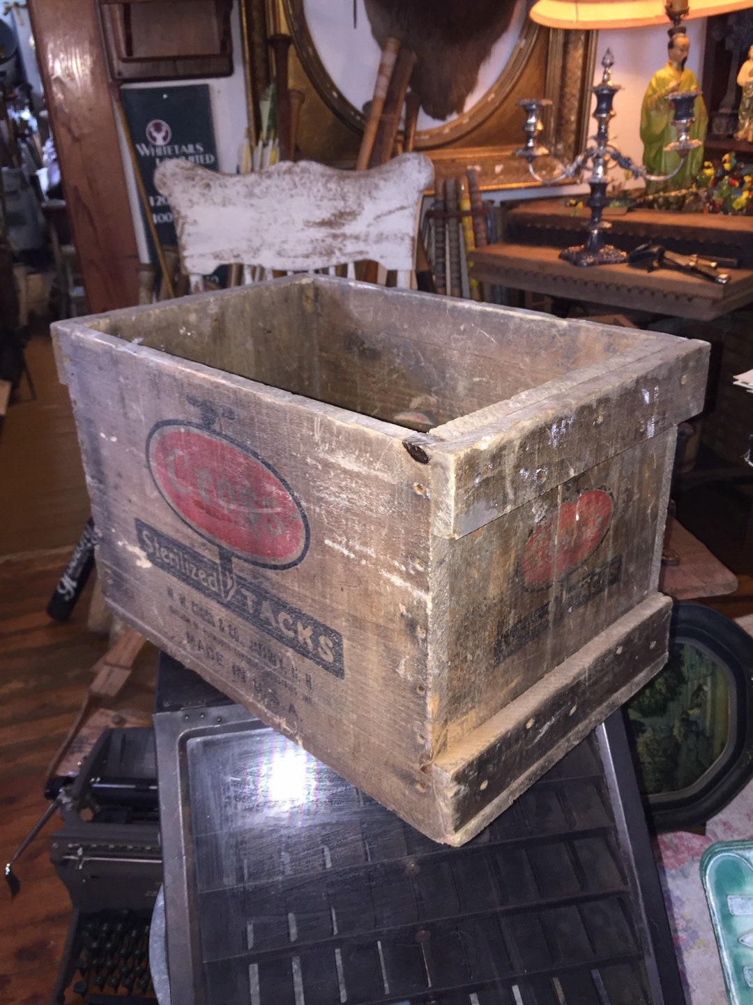 Antique Cross Steralized Tacks W.W. Cross & Co. Jaffrey, New Hampshire ...