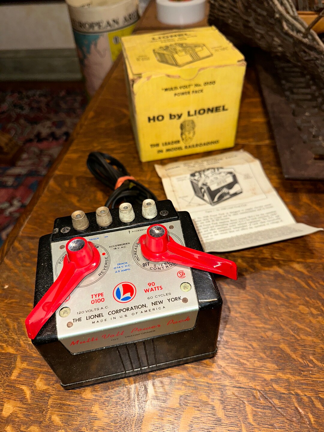 Lionel HO 0100 90 Watt 2 1/2 Amp Transformer 1960's Lionel HO - Etsy