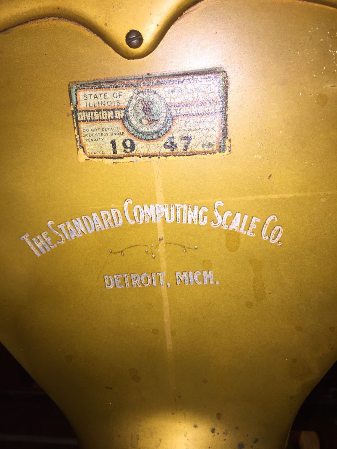 The Standard Computing Scale Co Antique/Vintage Scale 10 LB | Etsy