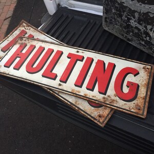 Antique 1930s Hulting Seed Sign, Rare, Measures 24 X 9, Listing is for ...