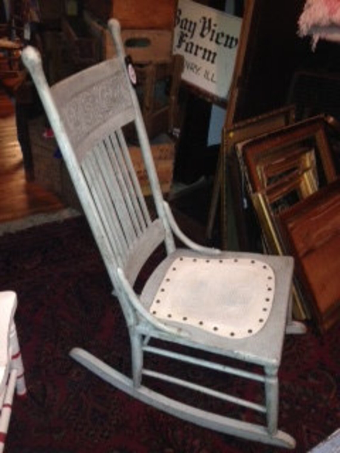 Antique 1800's Rocker Amazing Finish Exceptional Piece | Etsy