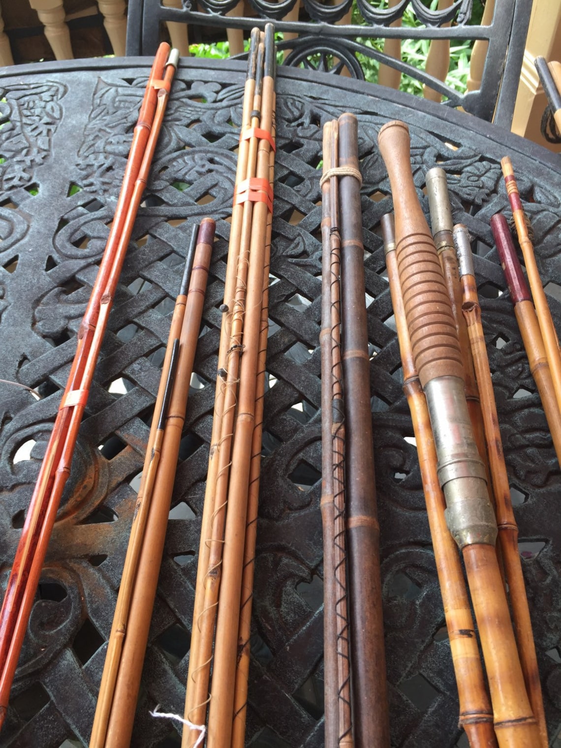 1930's Antique Bamboo Fishing Pole With Bobber and Lure | Etsy