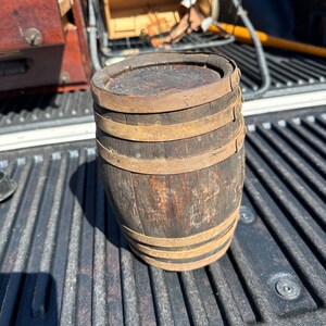 Primitive WOODEN BARREL From 1800's, With Spout Hole, Private Stock ...