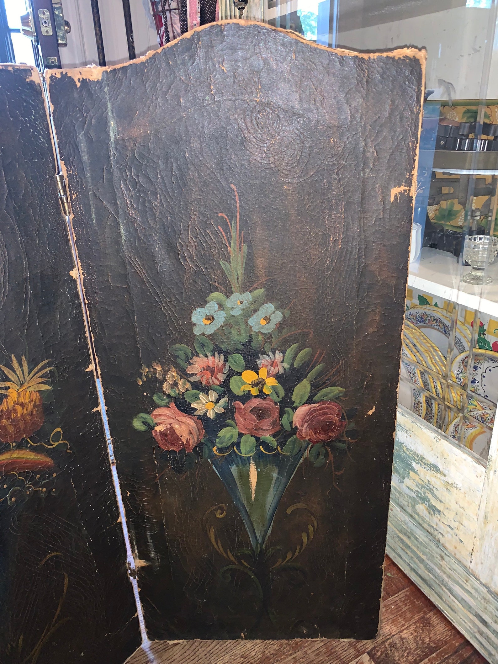 Antique Dressing Room Screen/divider Very Old and Very Cool - Etsy
