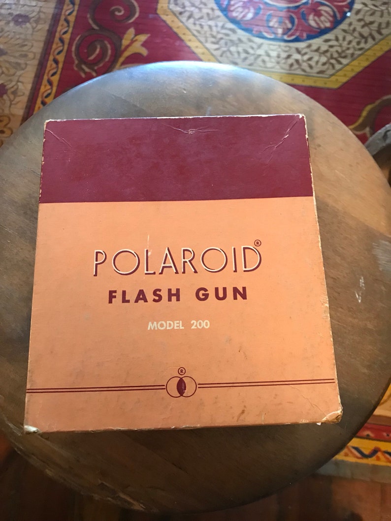 Vintage POLAROID Flash Gun Model 200 in Original Box - Etsy