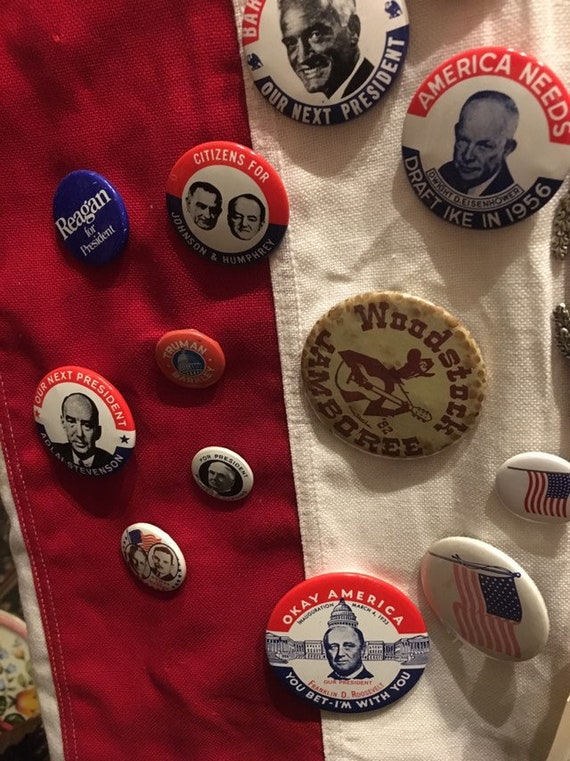 Antique, Vintage, Political, Campaign, Voting, Button… - Gem