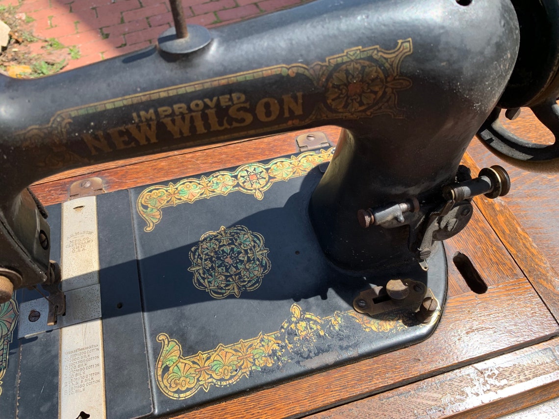 Complete New Wilson Mfg Co Sewing Machine Very Solid Great - Etsy