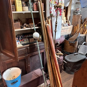 Antique 1890's Brass Barn Lightning Rod Weather Vane Glass Ball ...