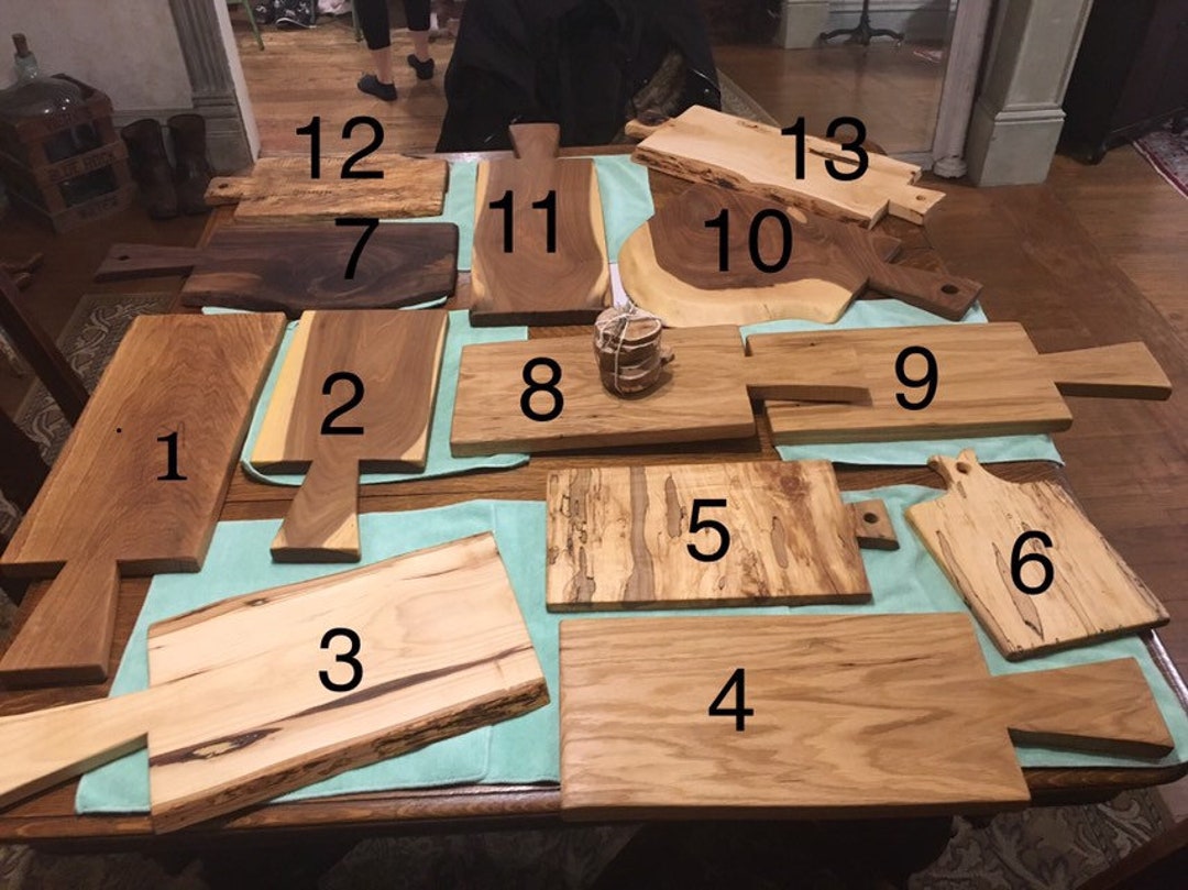 Custom Various Hardwood Cutting Board Sizes Vary 12 to - Etsy