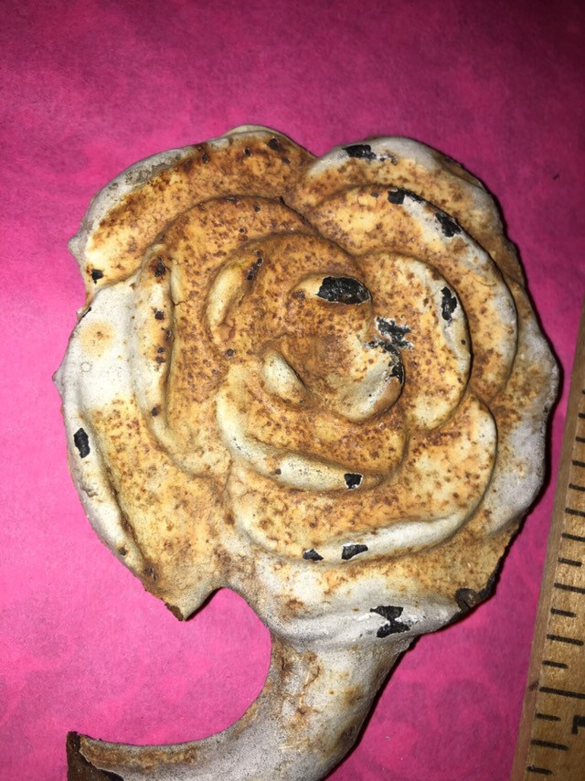 Antique Cast Iron Rose Paperweight 2 1/2 Diameter. - Etsy