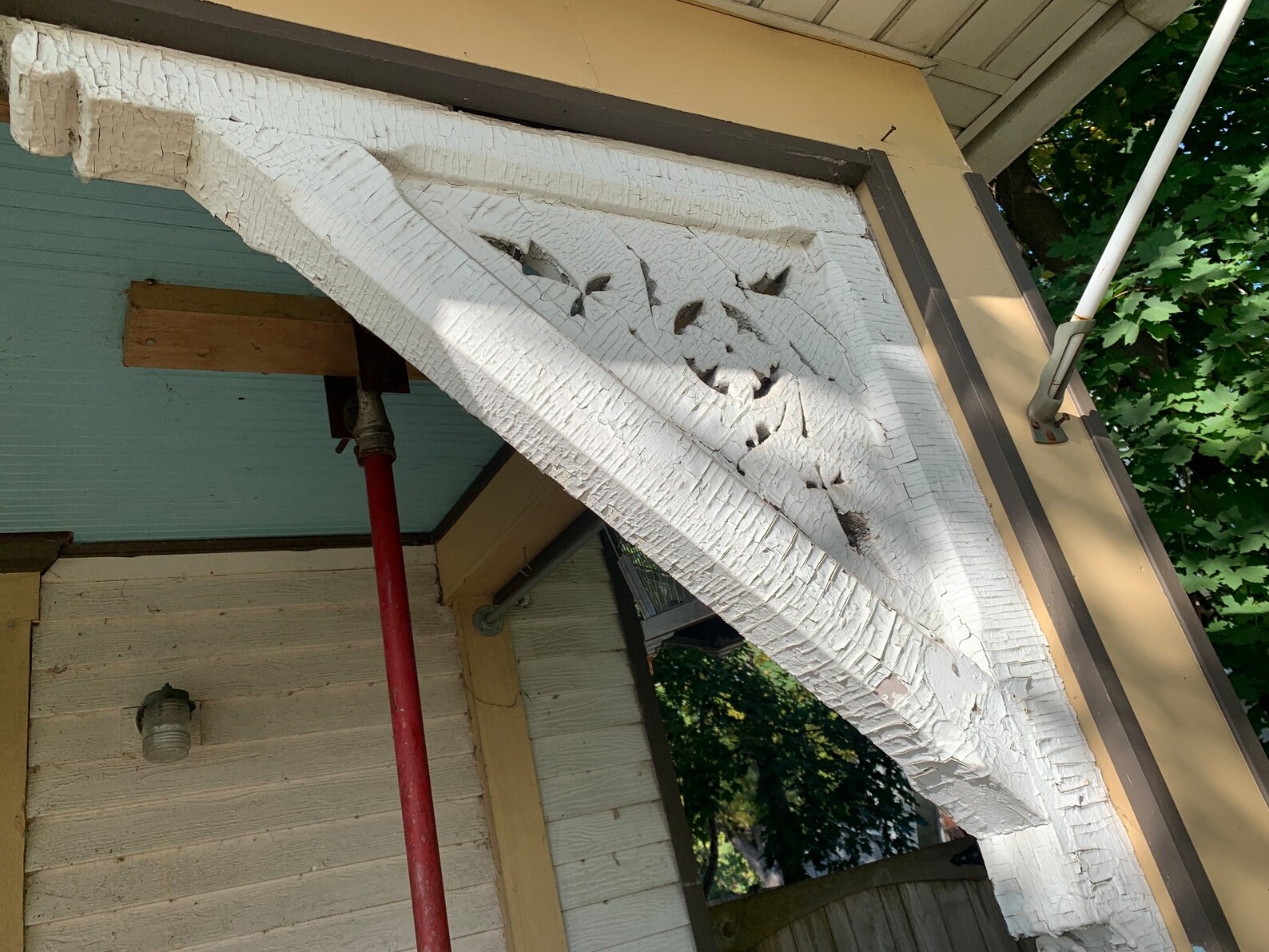 Pretty Pair C1880 Victorian Gingerbread Porch OR Eave Corbel Brackets ...