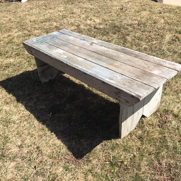 Primitive Bench - Etsy