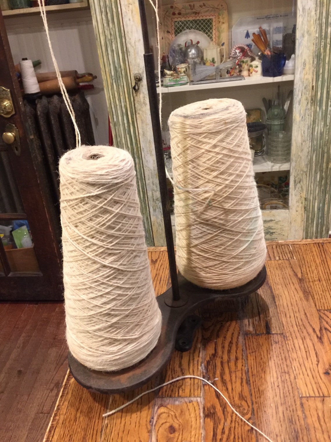 Very Large General Store Spools of Thread With Metal Dispenser - Etsy