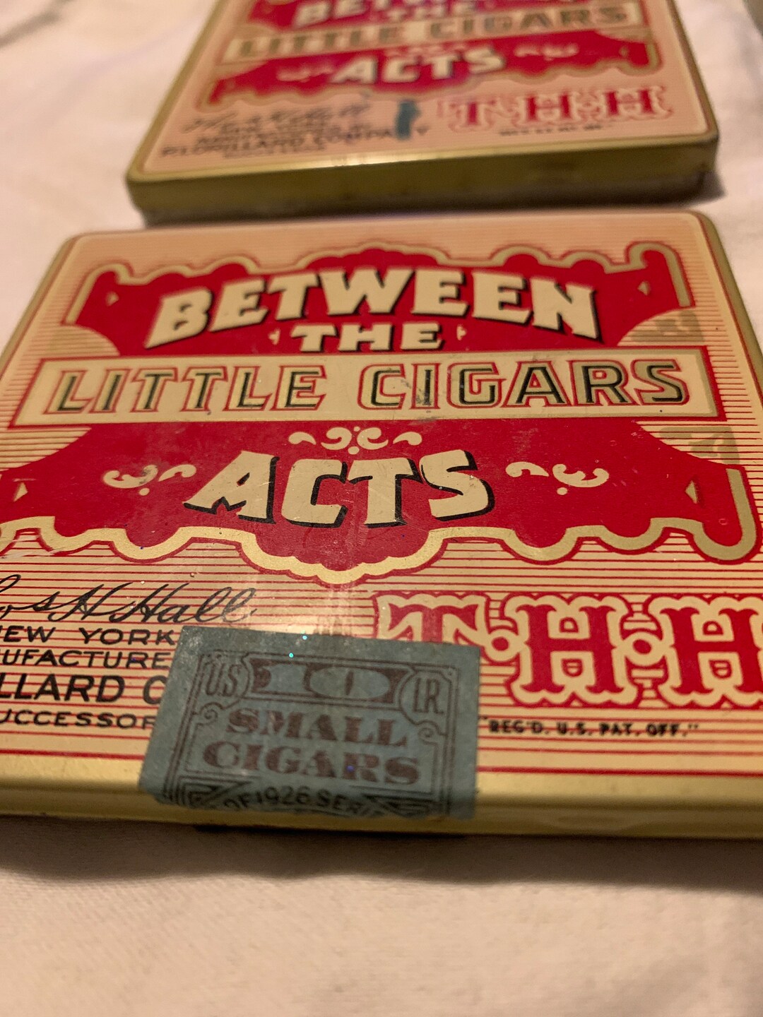 Antique Between the Acts, Cigar Tin, Listing is for One Only - Etsy
