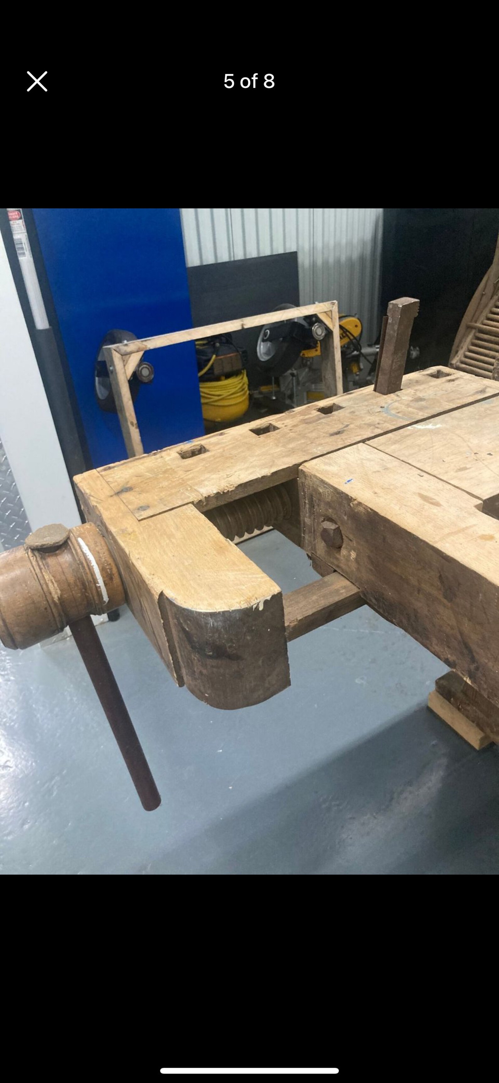 Large Fantastic Carpenters Work Bench, Use as Kitchen,dates From Approx ...