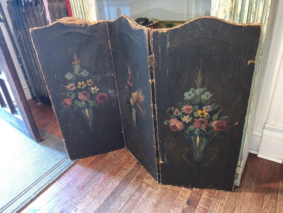 Antique Dressing Room Screen/divider Very Old and Very Cool - Etsy