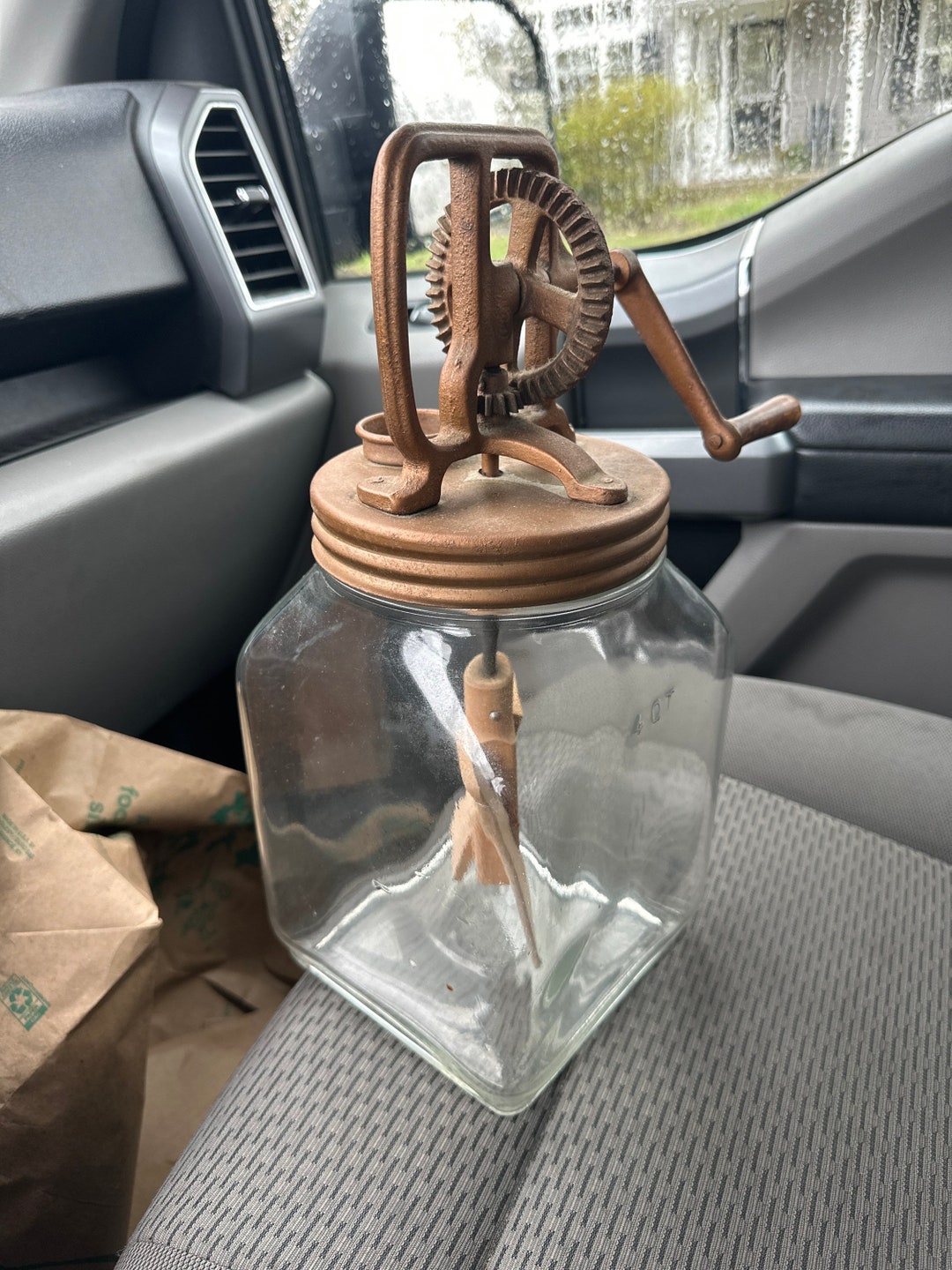 Vintage Daisy Butter Churn 4 Quart Primitive/ Antique/ - Etsy