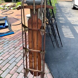 Mid 1900's Vintage Silver Streak Snow Sled - Etsy