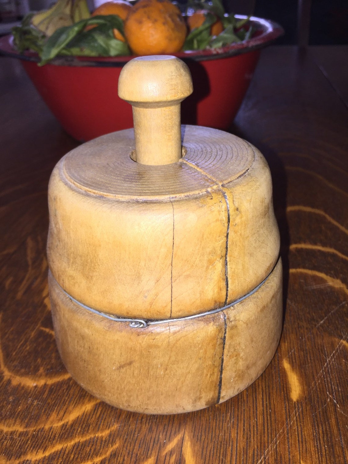 Large Antique Late 1800's Wooden Butter Mold Usable but - Etsy
