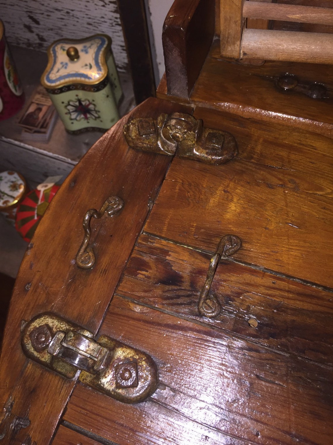 Antique Wooden Barrel Washing Machine With Hand Crank Clothes | Etsy