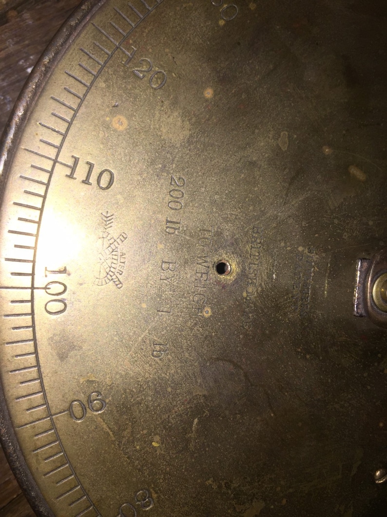 Antique SALTER'S 200lb Trade Spring Balance Scale With Hooks, No 20T ...