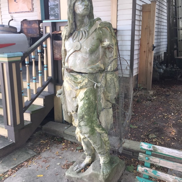 Concrete Indian Statue - Etsy