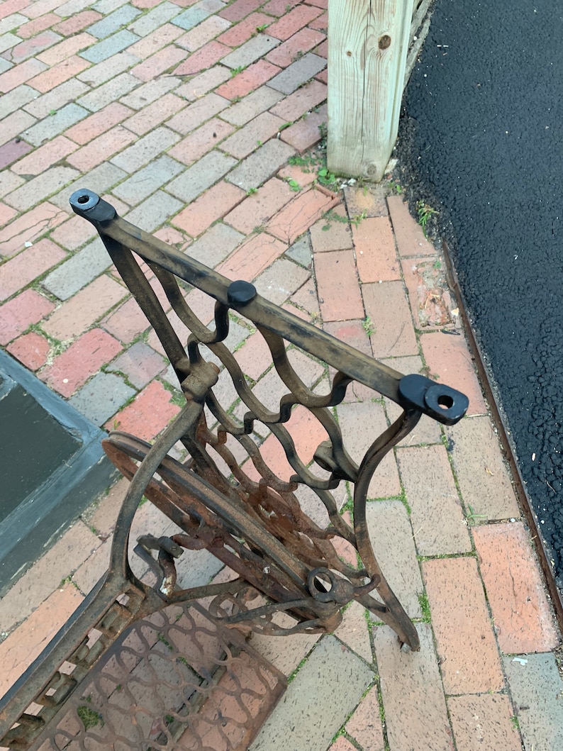 Antique Singer Mfg Co. Sewing Machine Cast Iron Base One Side Only - Etsy