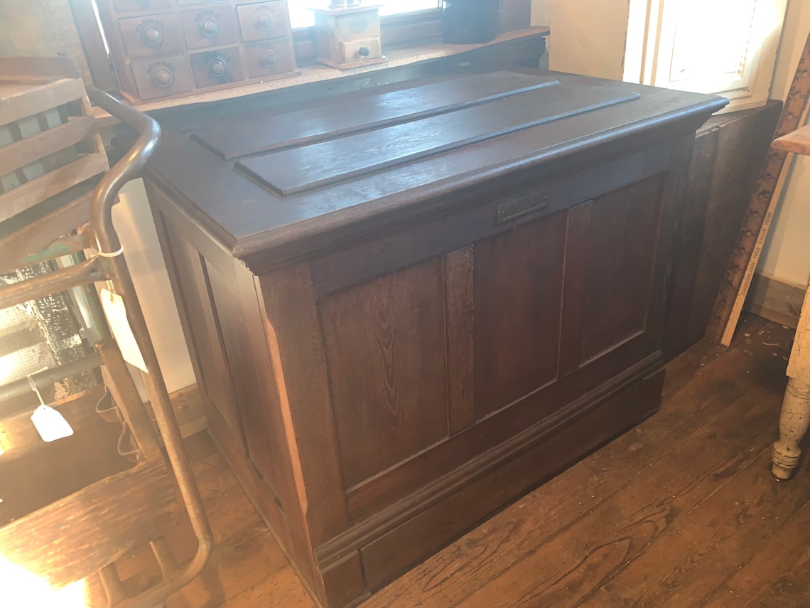 Antique Monarch Oak Ice Box Refrigerator 1900 Ice Box Approx | Etsy