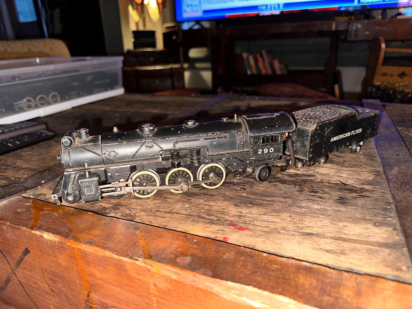 American Flyer #290 Steam Locomotive & Tender - Etsy